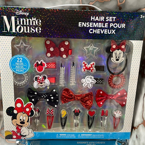 Disney | Accessories | 22pc Disney Minnie Mouse Hair Set Ensemble Pour ...